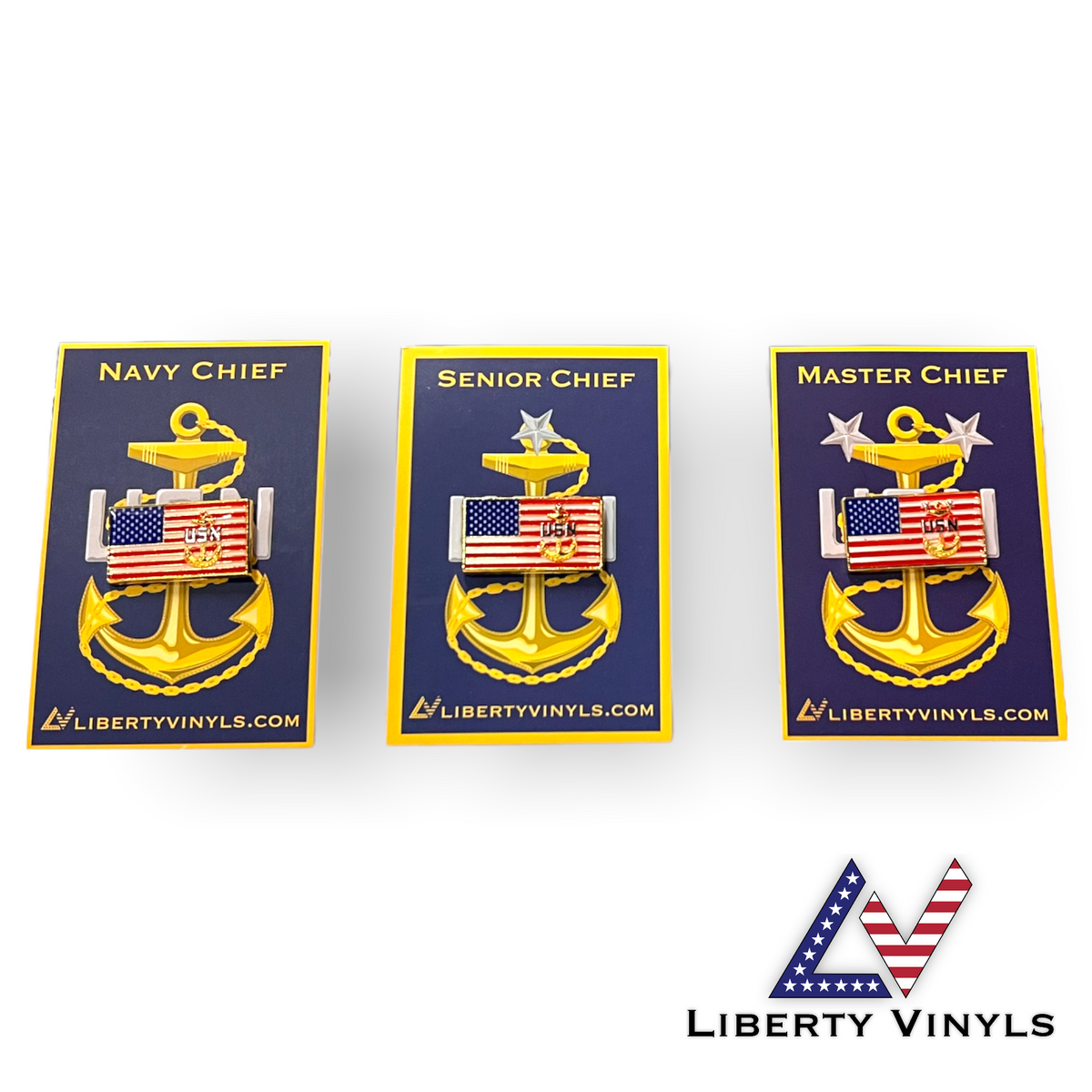 CPO/SCPO/MCPO Lapel Pin – Liberty Vinyls